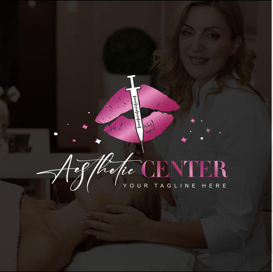 Botox Fillers Logo, Esthetician Logo, Beauty Salon Logo, Hyaluron Pen ...
