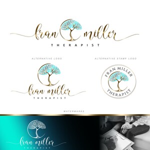 Psychologist Logo Life Coach Therapy Logo, Tree of Life Logo Design ...