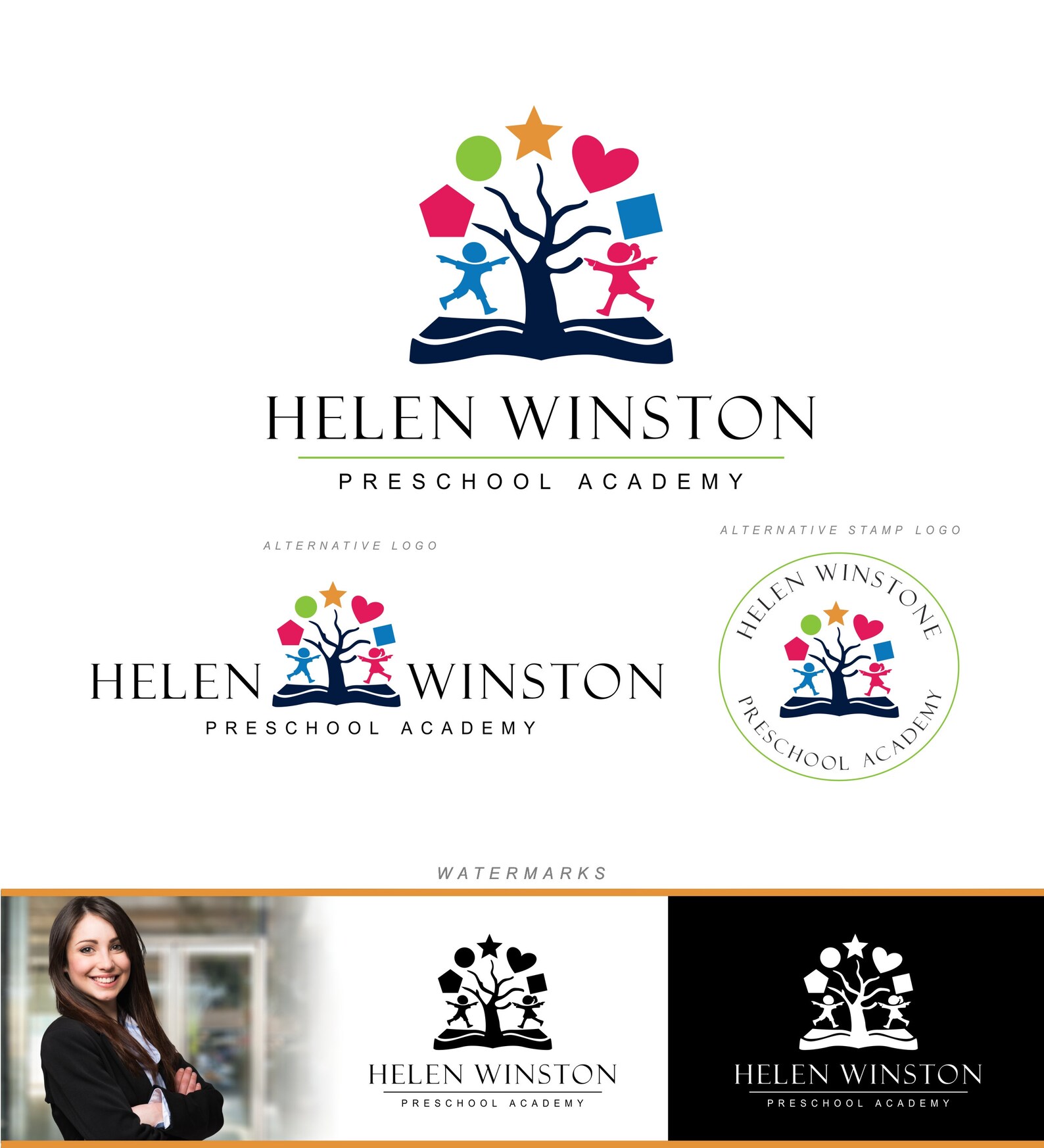 Preschool Teacher Logo, Learning Logo, Preschool Academy Logo, Teacher ...