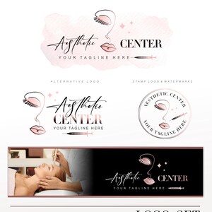 Botox Fillers Logo, Esthetician Logo, Beauty Salon Logo, Hyaluron Pen ...