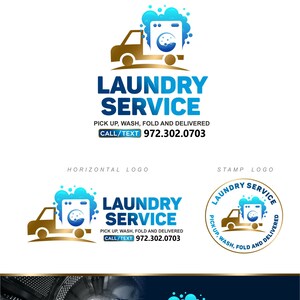 Laundry Services Logo, Laundry Logo Design, Washing Machine Logo ...