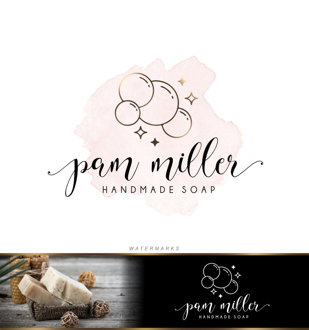 Soap Logo, Bath and Body Soap Logo, Spa Logo, Handmade Soap Logo ...