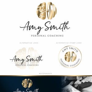 Life Coach Logo, Body and Mind Coaching, Personal Trainer Logo, Brain ...