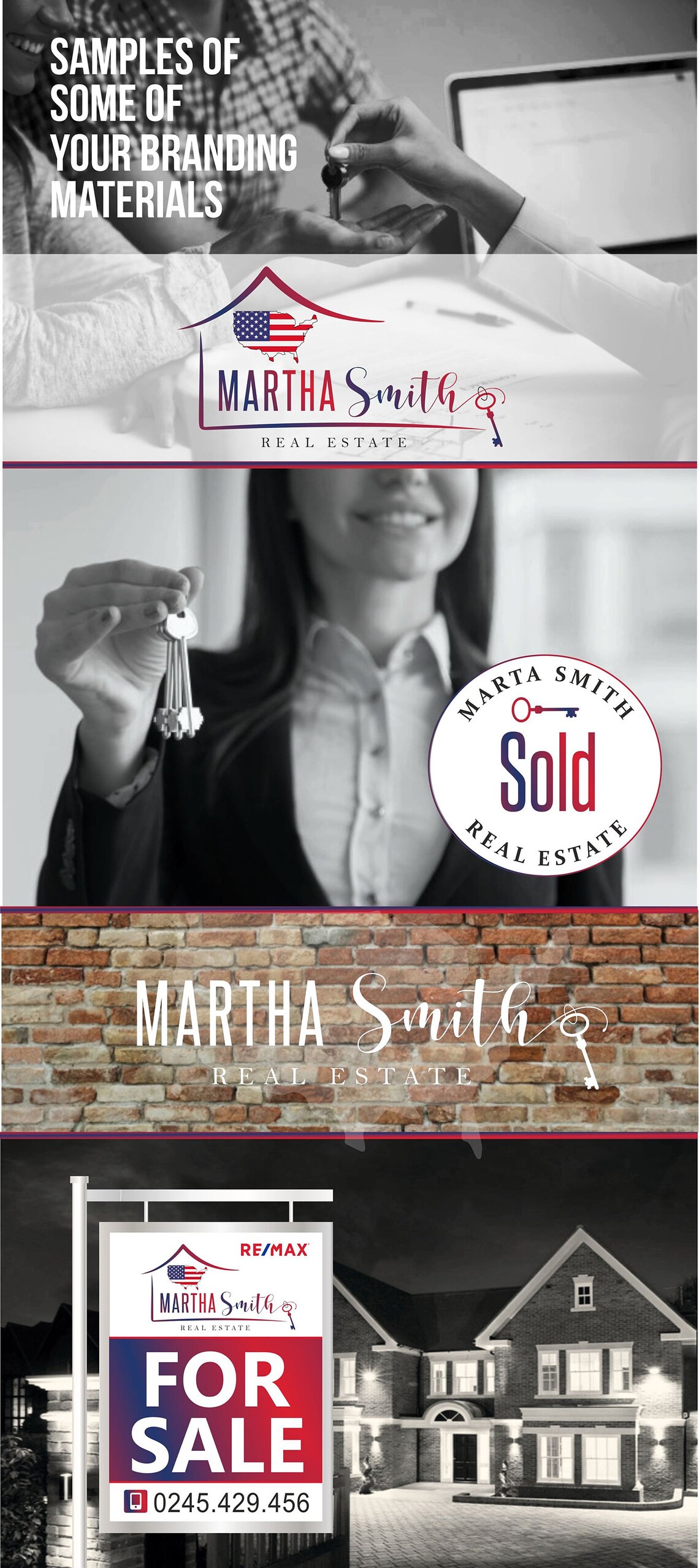 Real estate logo Realty logo designUSA map logo Realtor | Etsy