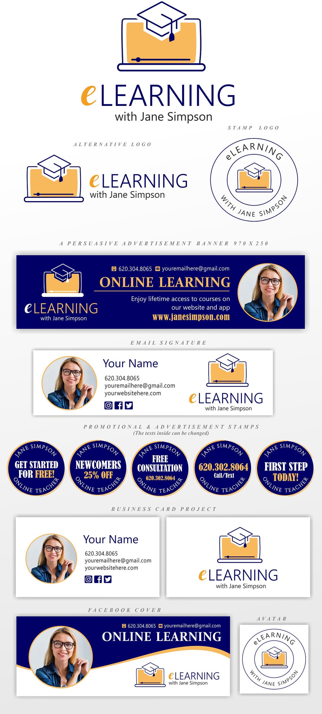 Online Learning Logo, Online Teacher Logo, Online Classroom Logo ...