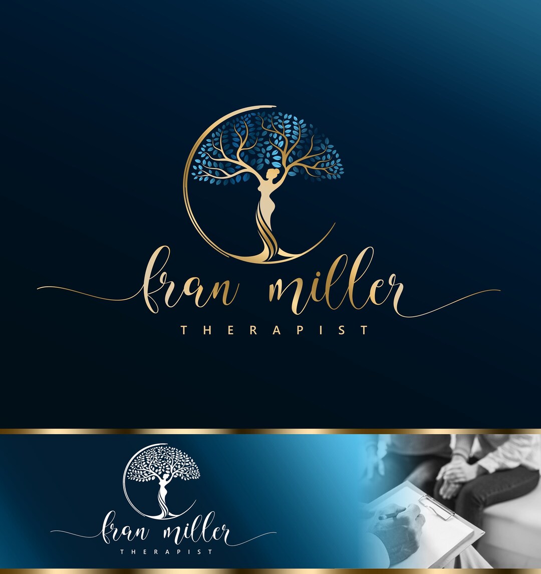 Life Coach Therapy Logo, Psychologist Logo, Tree of Life Logo Design ...