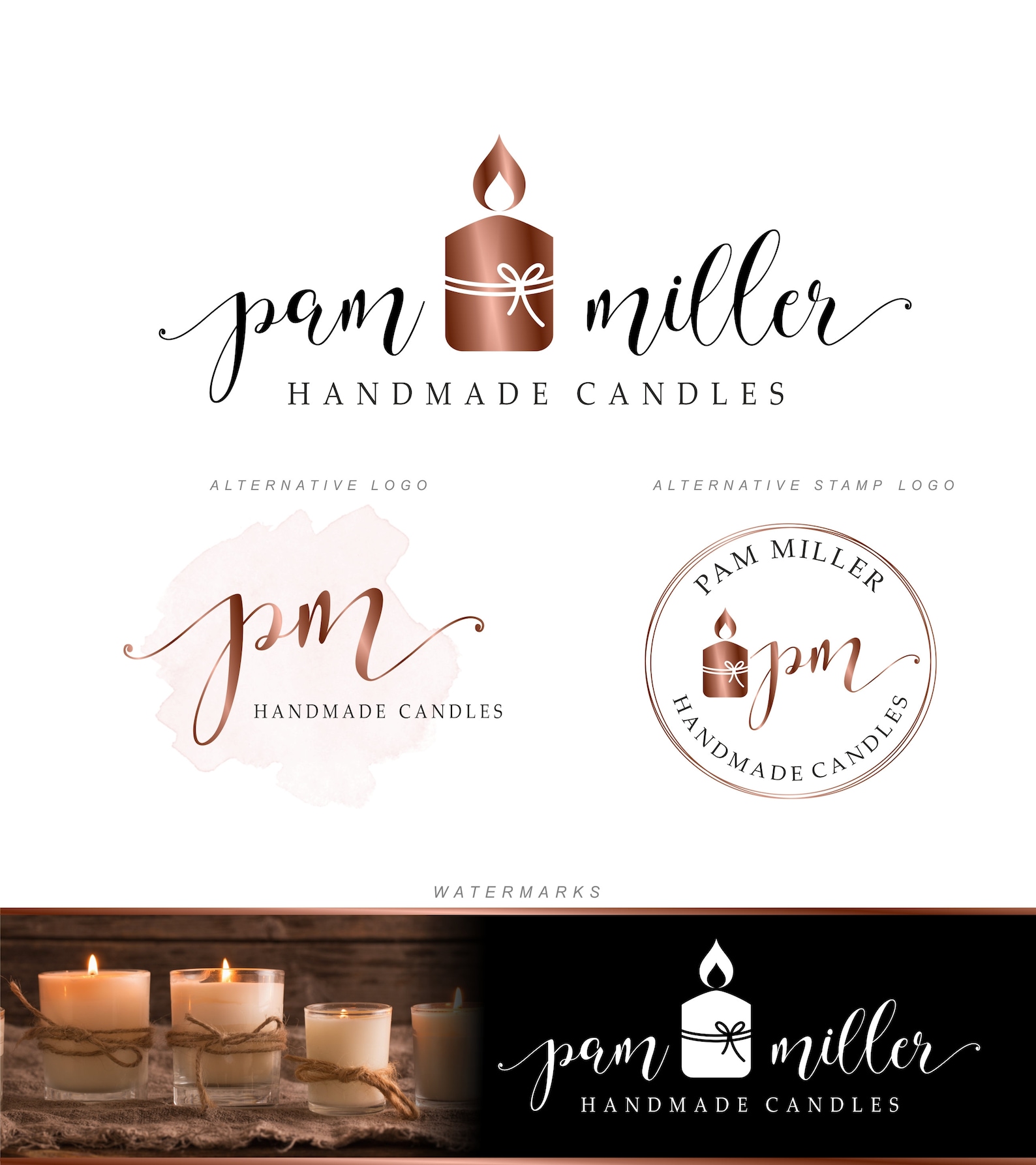candle-logo-design-candles-business-logo-set-aroma-therapy-etsy