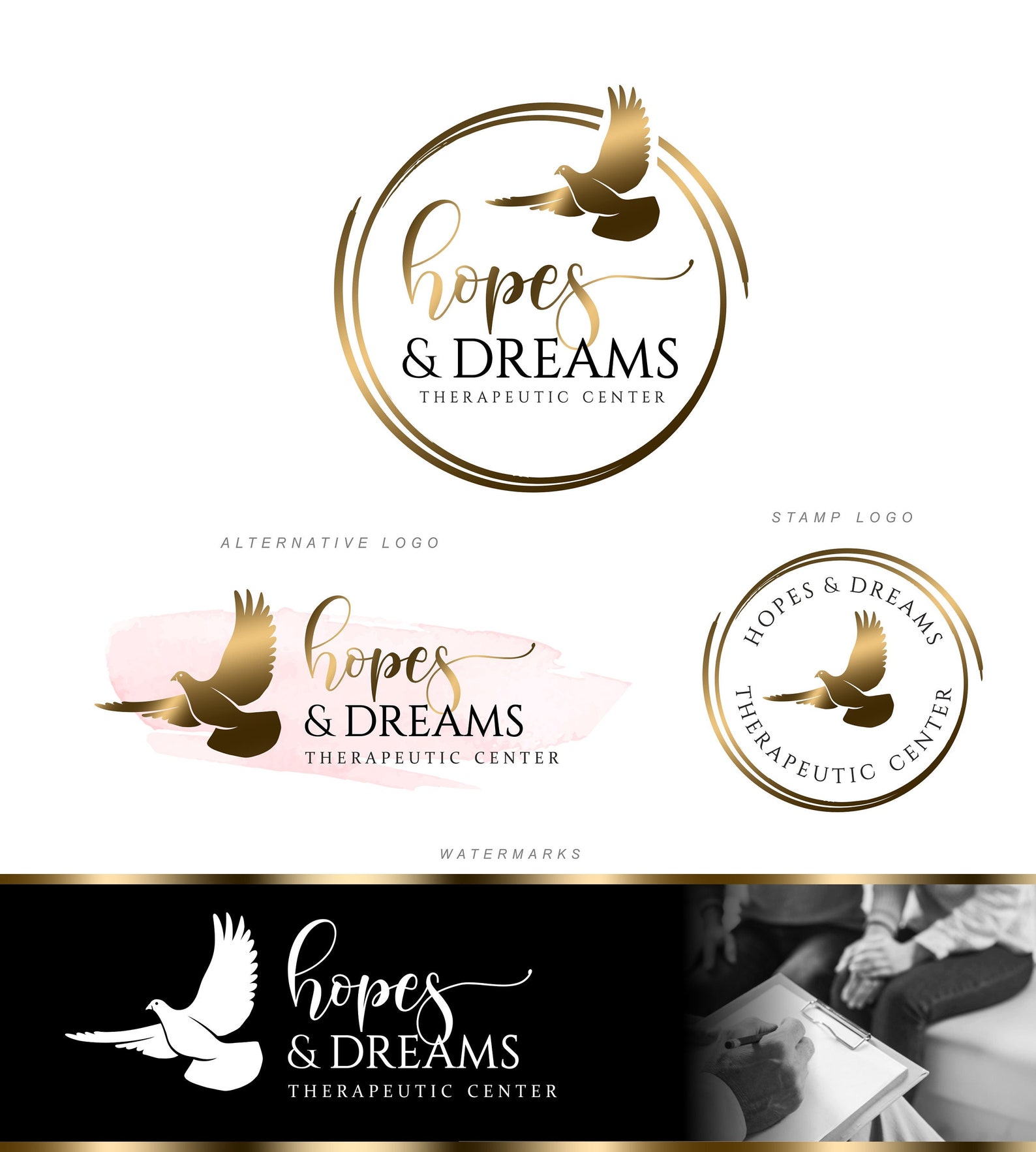 Therapeutic Center Logo Life Coach Therapy Logo Psychologist - Etsy