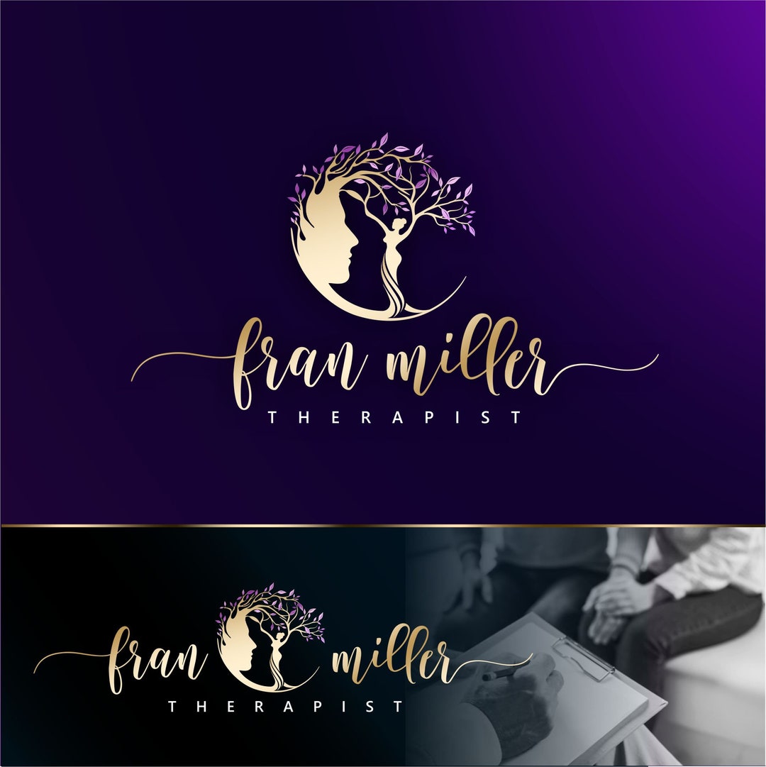 Life Coach Therapy Logo, Psychologist Logo, Tree of Life Logo Design ...