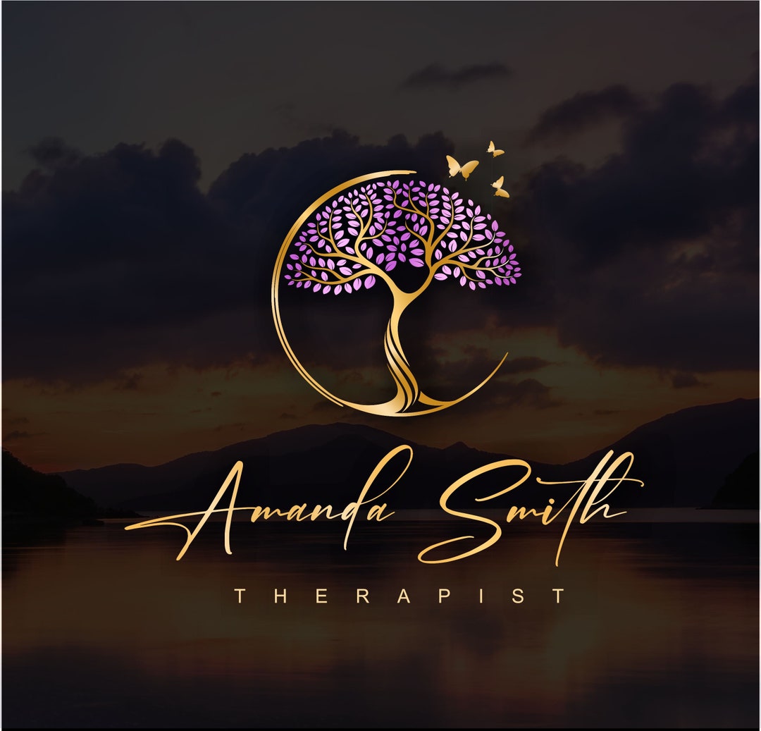 Life Coach Therapy Logo, Psychologist Logo, Tree of Life Logo Design ...