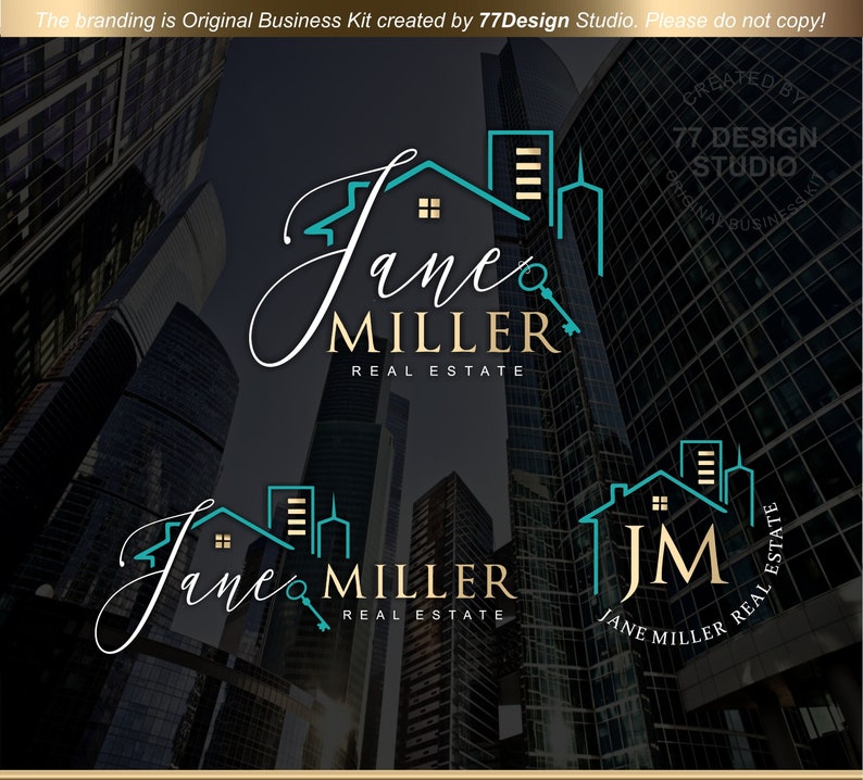 Real Estate Logo Design, Branding Kit, Realtor Logo, Realtor Branding ...