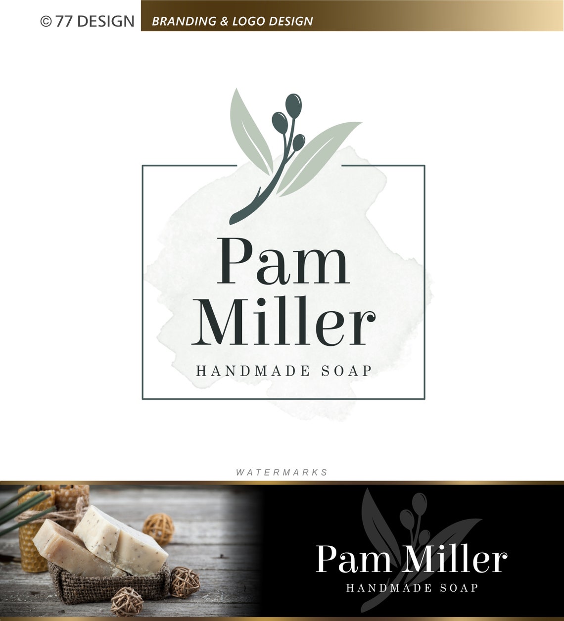 Soap Logo, Bath and Body Soap Logo, Organic Natural Soap Logo, Handmade ...