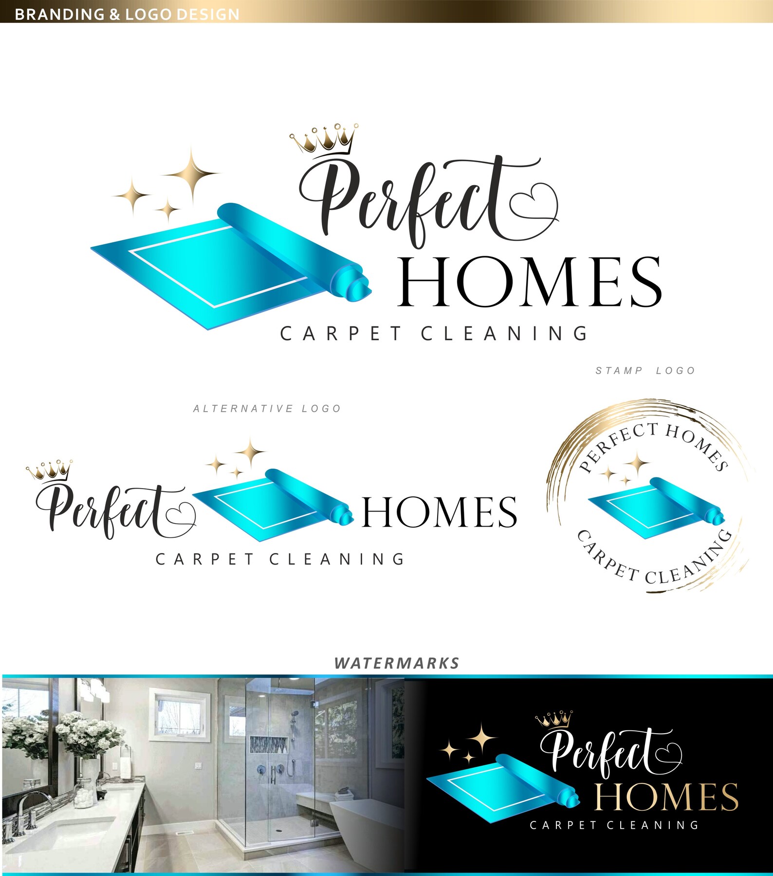 Carpet Cleaning Logo Cleaning Logo Rug Cleaning Logo House - Etsy