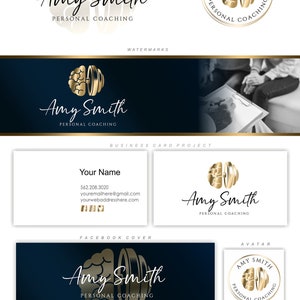 Life Coach Logo, Body and Mind Coaching, Personal Trainer Logo, Brain ...