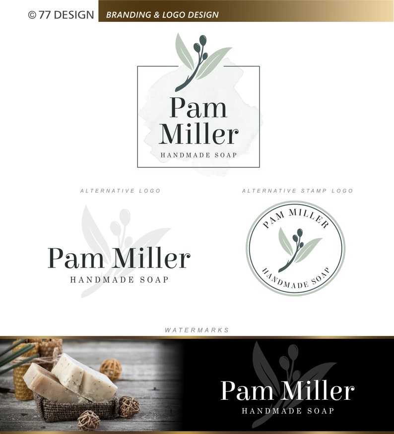 Soap Logo Bath and Body Soap Logo Organic Natural Soap Logo - Etsy