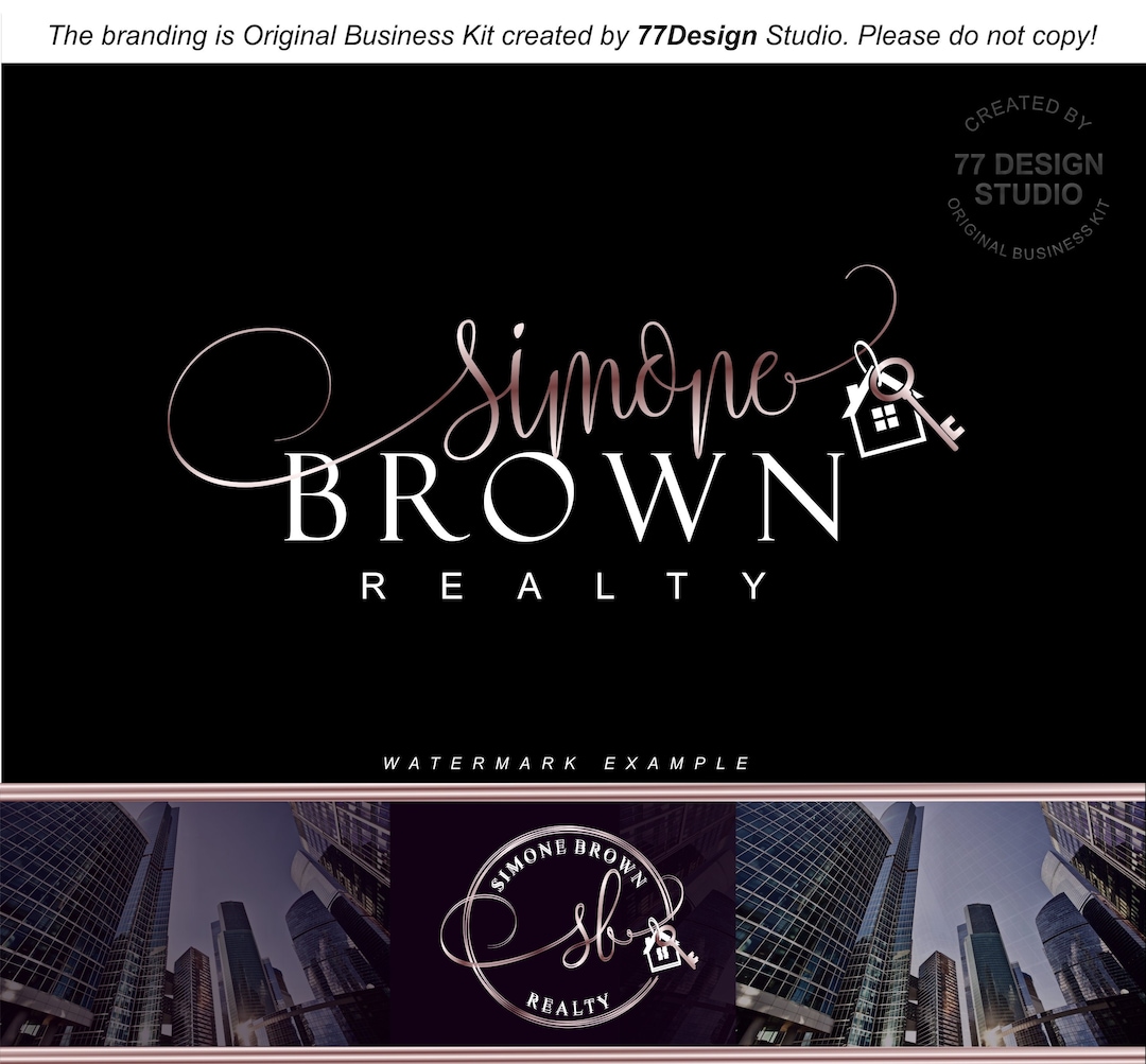 Real Estate Logo, Realty Logo, Premade Logo, Modern Logo, Realty Signs ...