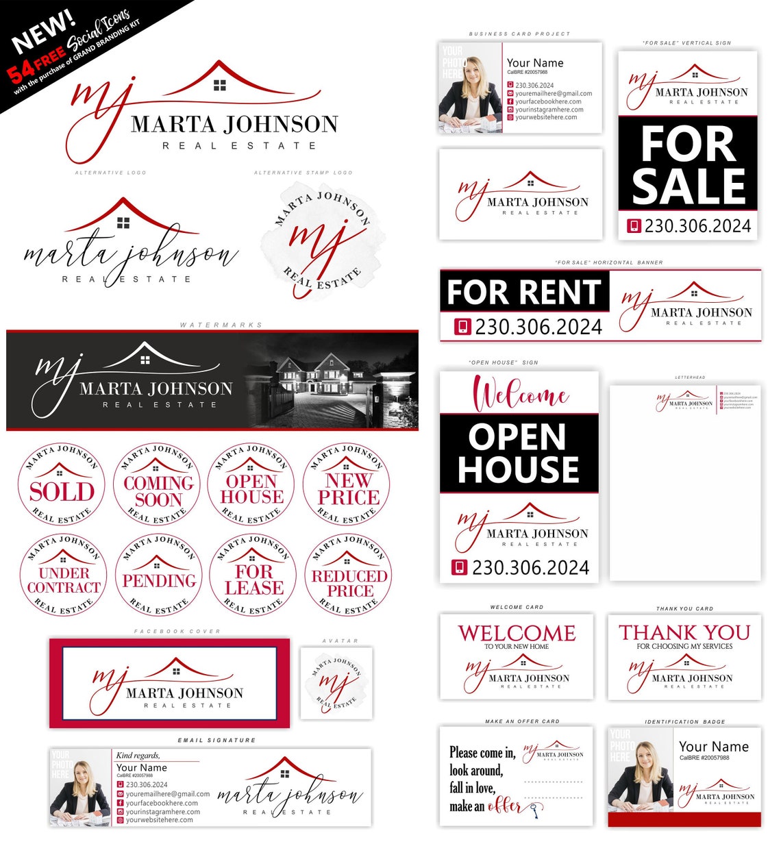 Realtor Logo Real Estate Logo Houses Design Keller Willims - Etsy