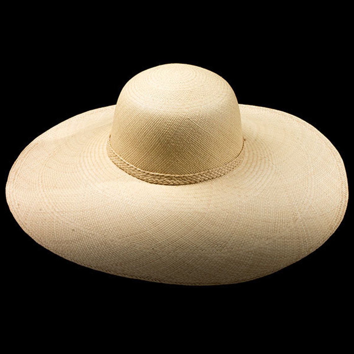 Pamela Hat Wide Brim Panama Hat Toquilla Straw Hat Etsy