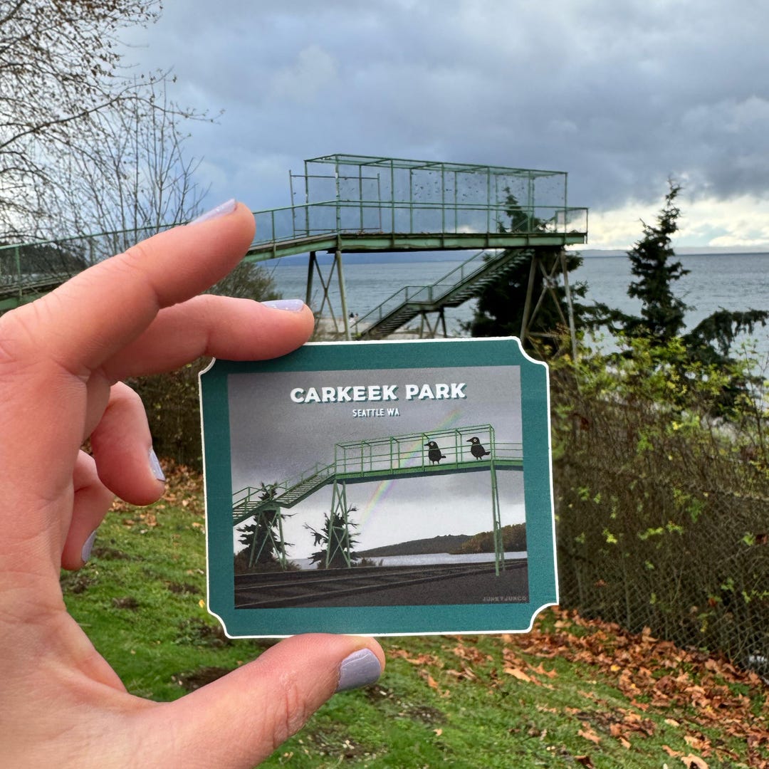 Carkeek Park | Seattle Sticker, Seattle Gift, PNW Gift, Seattle ...