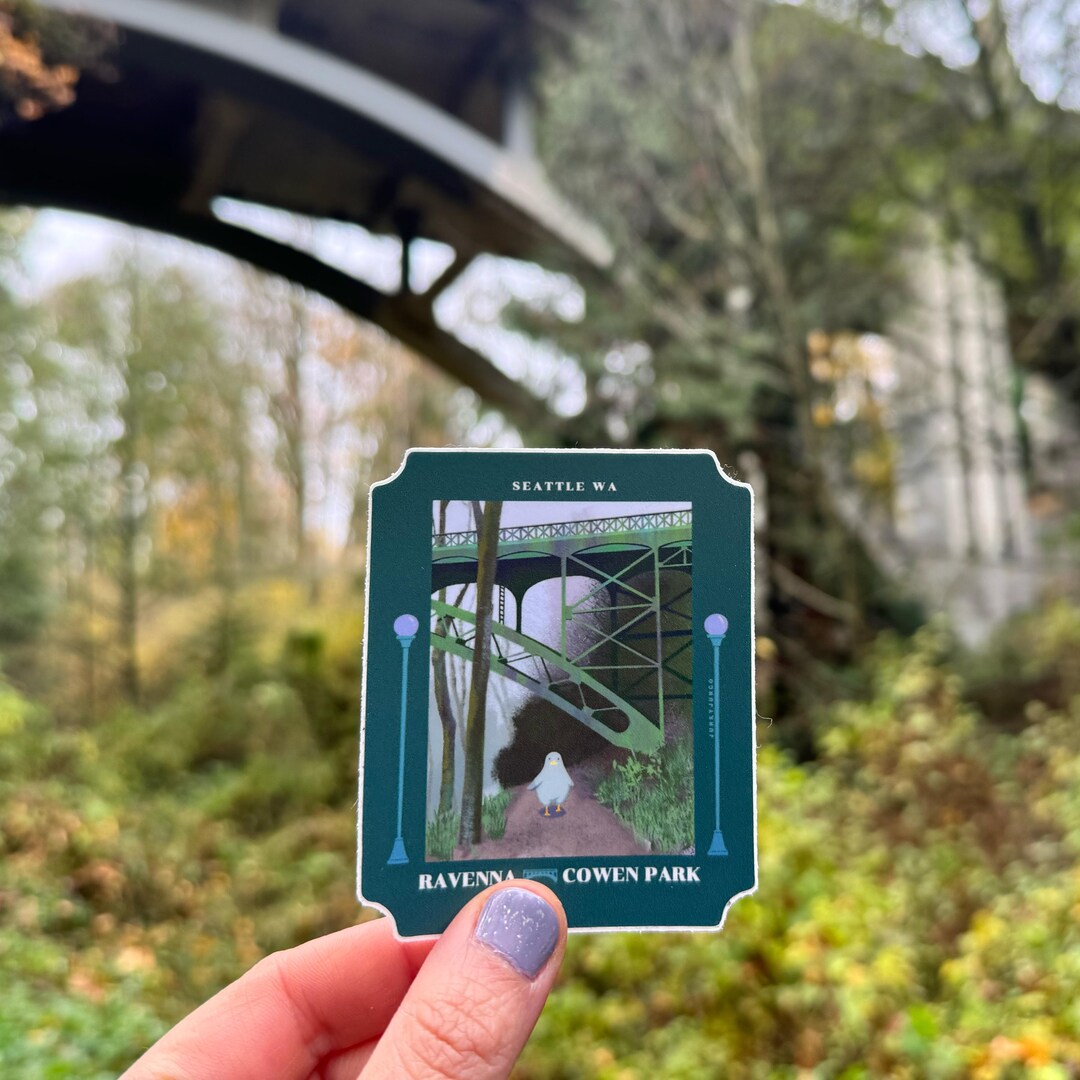 Ravenna-cowen Park | Seattle Sticker, Seattle Gift, PNW Gift, Seattle ...