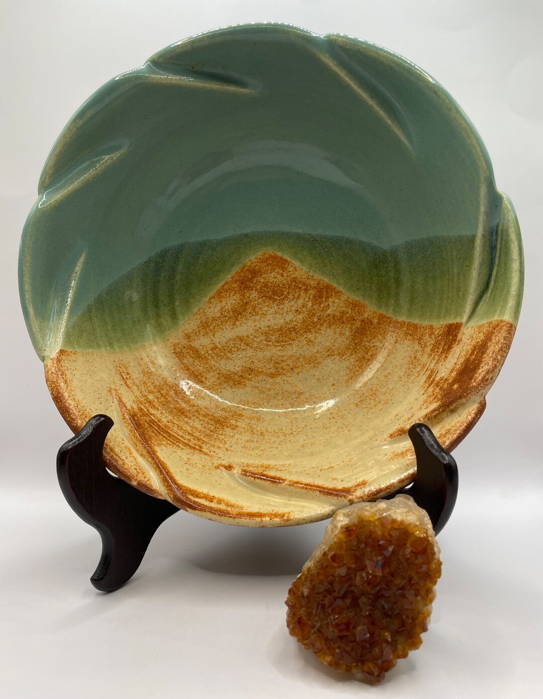 Vintage Studio Art Pottery Bowl Signed - Etsy