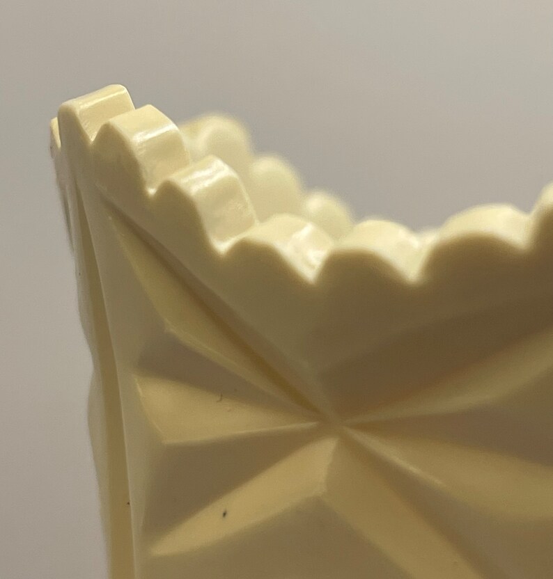 Vintage Regaline Pressed Plastic Vase - Etsy