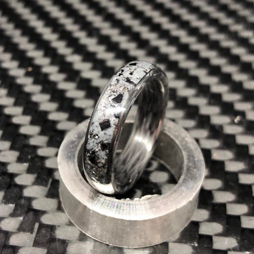 Orgone Ring Meteorite Shavings and Black Tourmaline Carbon Fiber Orgone ...