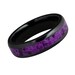 Royal Nova Amethyst Purple Glow Ring Black Ceramic Natural - Etsy