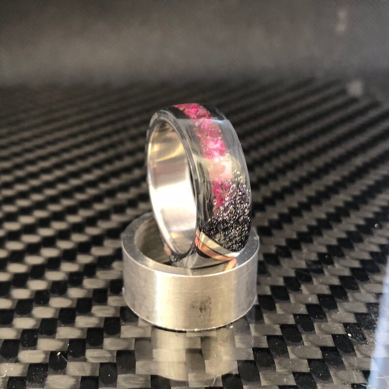 Ember Nebula Signet Ruby Meteorite Ring Superhero Signet - Etsy