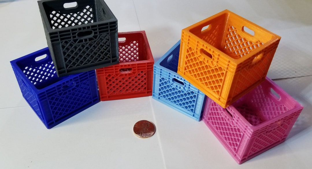 Miniature 1/6 Scale 2 Inch Milk Crate - Etsy