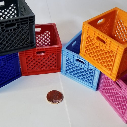 Miniature 1/6 Scale 2 Inch Milk Crate Crawler Accessory 3d - Etsy