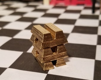Miniature Gold Bar - Etsy