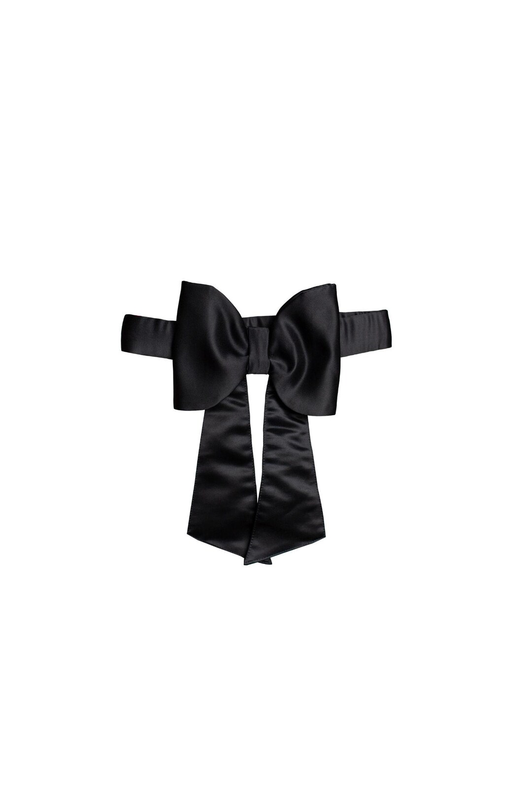 Black Bow Belt for Girls, Adjustable Waist Belt for Dresses and Coats ...