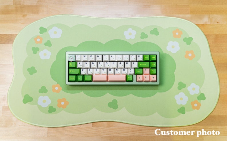 Grass Patch Green Cute Computer Desk Mat - Etsy