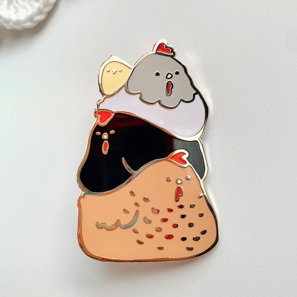 Chicken Pin - Etsy