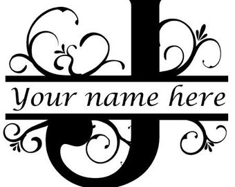J monogram | Etsy