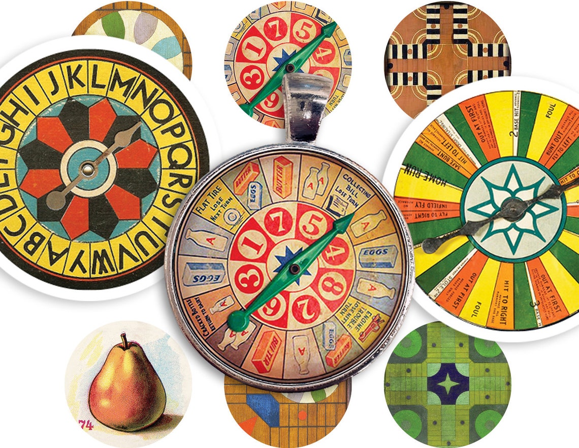 Printable Collage Sheet Vintage Board Games 48 Pcs - Etsy