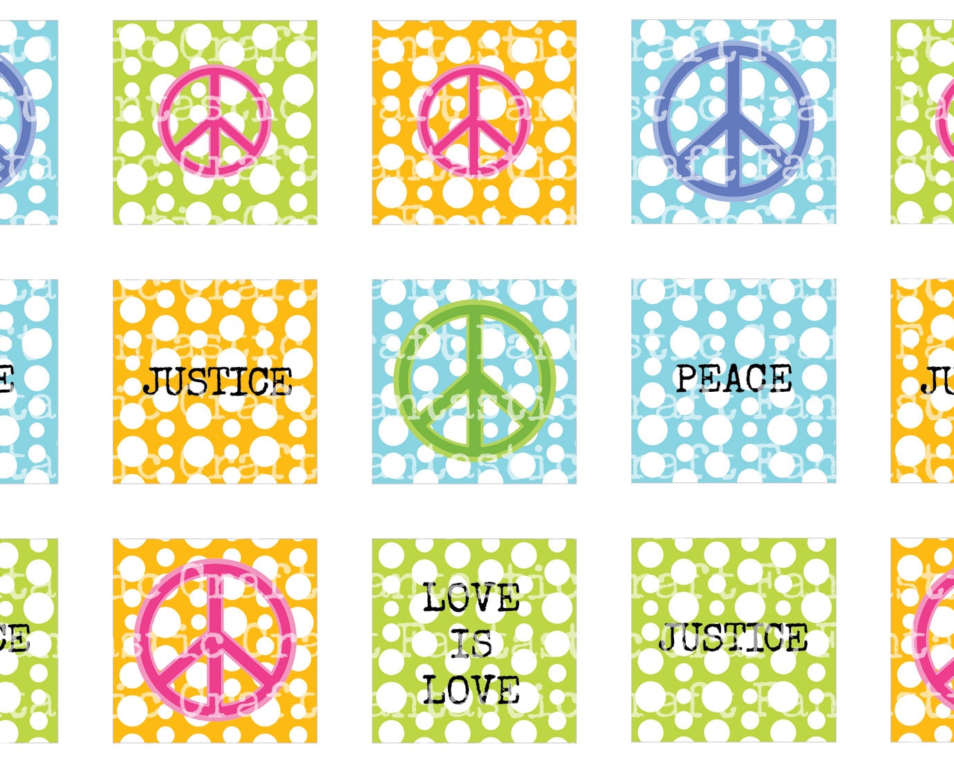 Printable Collage Sheet Peace Inspiration 48 Pcs - Etsy Singapore