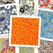 Printable Collage Sheet • Japanese Paper • 48 Pcs 1"/25mm Square Images ...