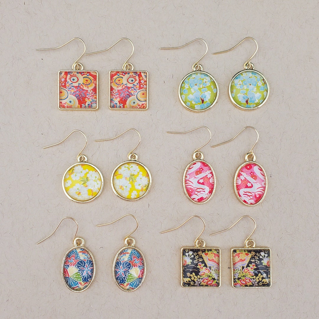 DIY Earring Craft Kit • Make Six Pairs of Earrings • Silver, Gold or ...