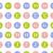 Printable Collage Sheet Pastel Alphabet 168 Pcs 12mm Round Images ...