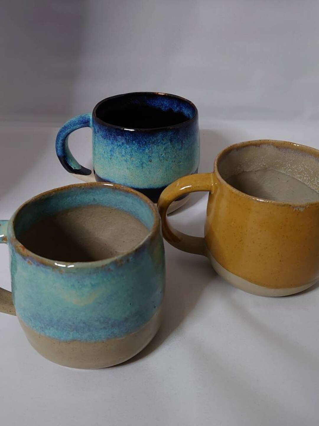 Chunky Colourful Handmade Ceramic Mugs - Etsy UK