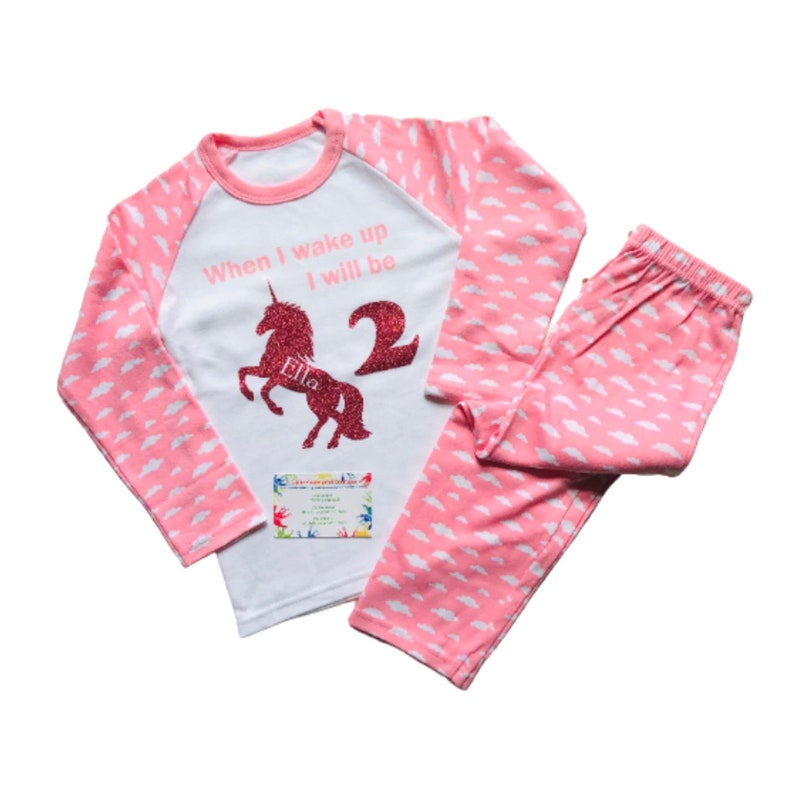 Personalised When I Wake up Birthday Pyjamas Personalised | Etsy Ireland