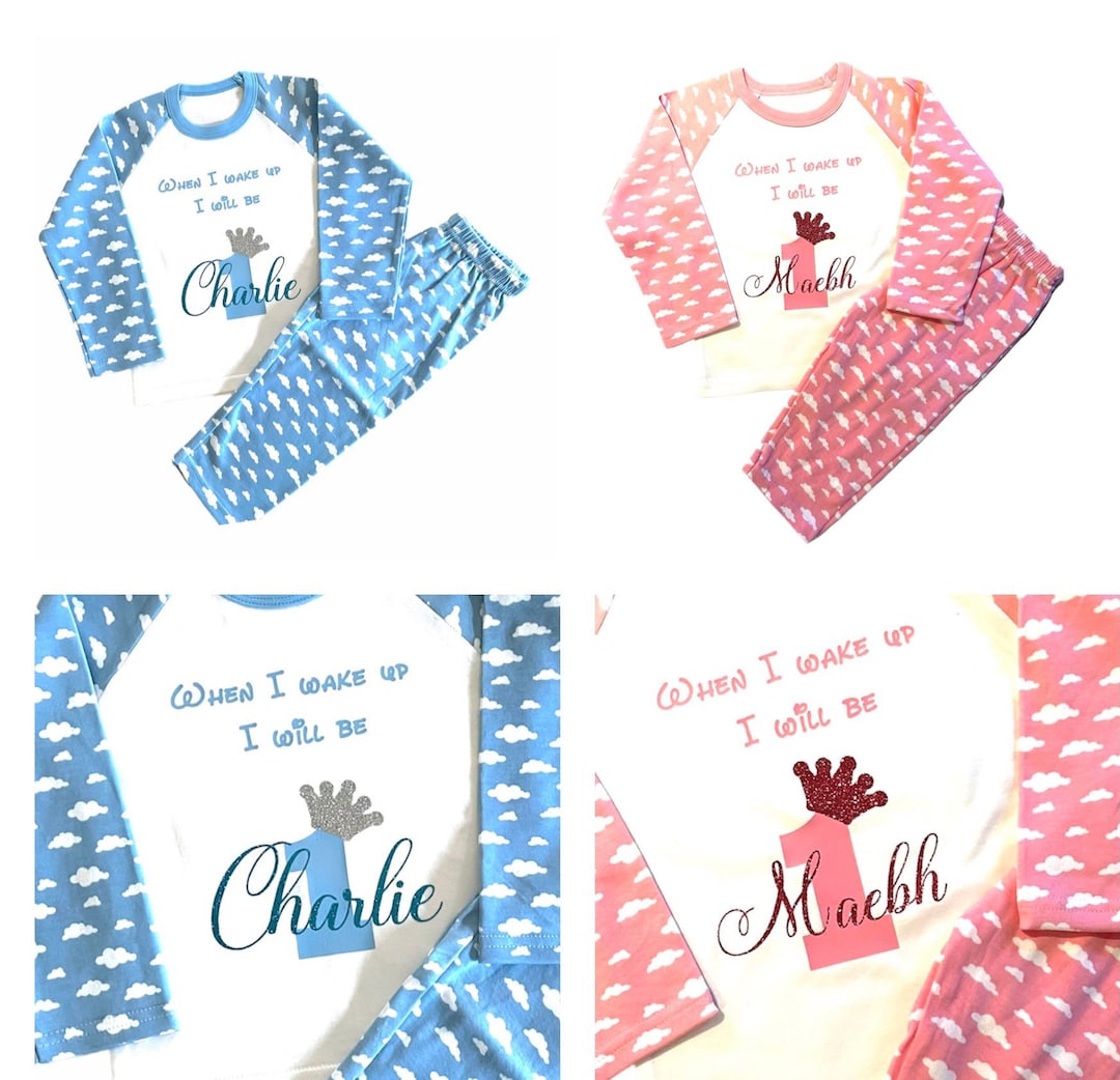 Personalised When I Wake up Birthday Pyjamas, Personalised Holy ...