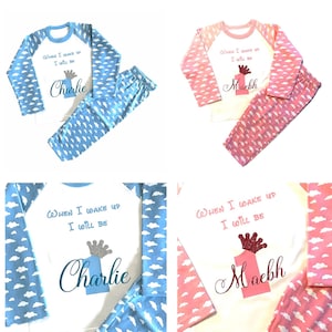 Personalised When I Wake up Birthday Pyjamas, Personalised Holy ...