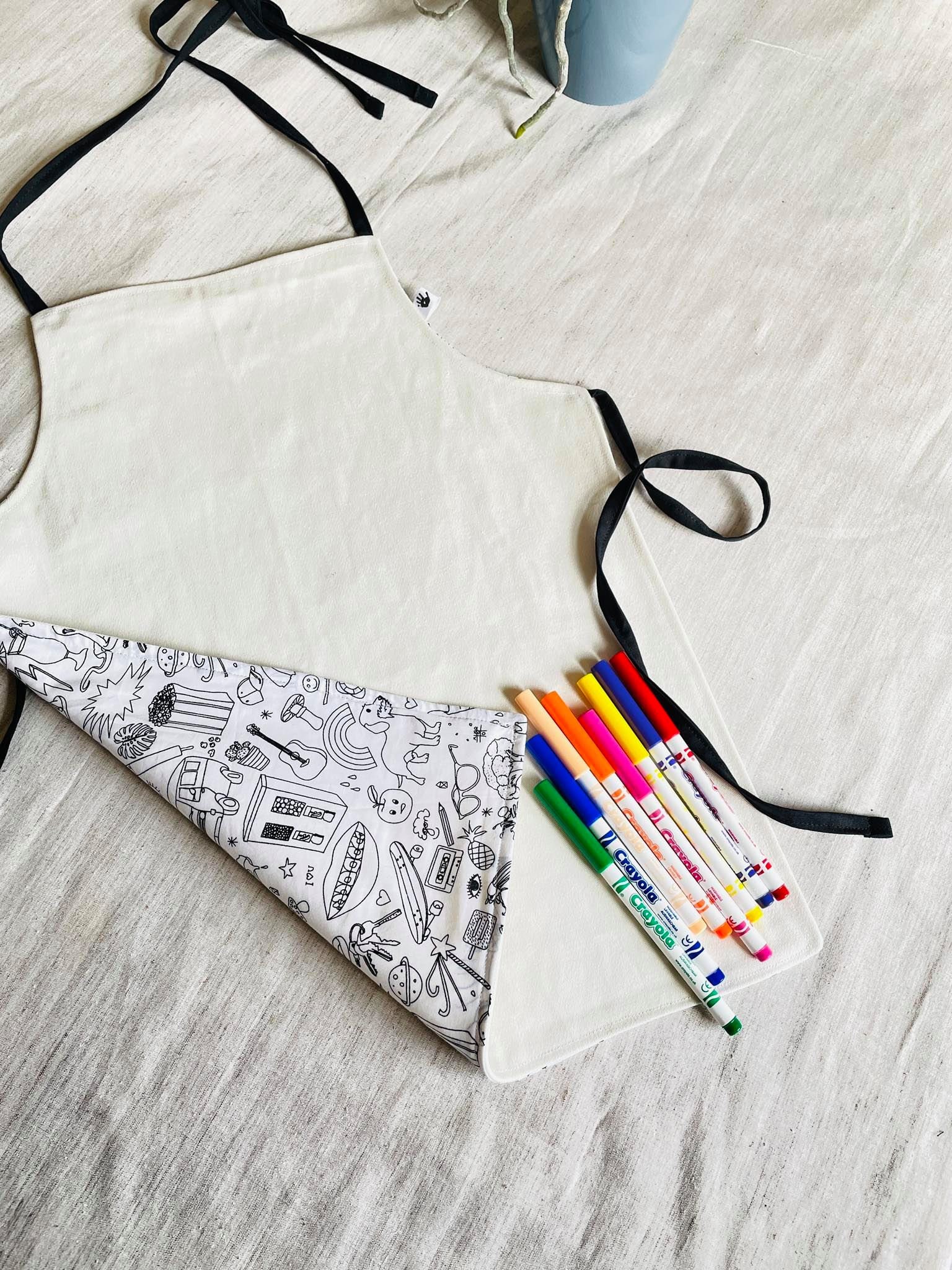 Create Your Own Apron Dynamic Pattern Apron 2 in 1 Apron | Etsy Ireland