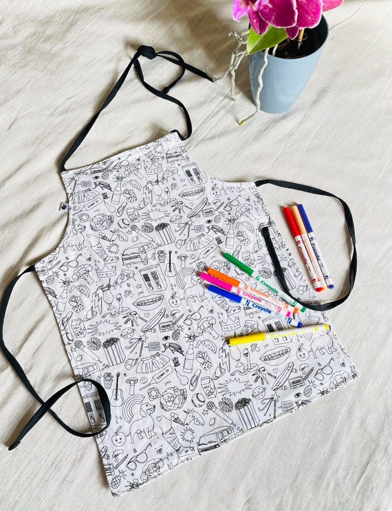 Create Your Own Apron Dynamic Pattern Apron 2 in 1 Apron | Etsy Ireland