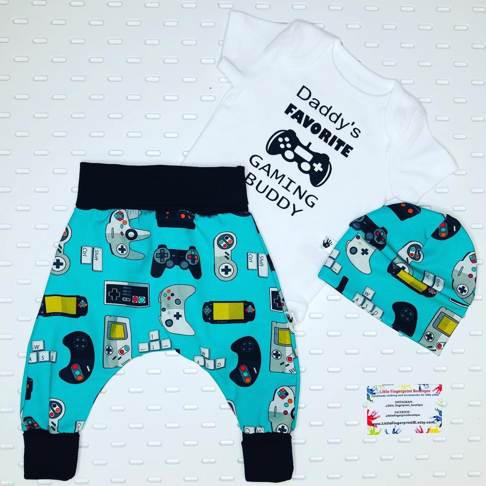 New Baby Gaming Gift Set Matching Set Newborn Set Coming | Etsy