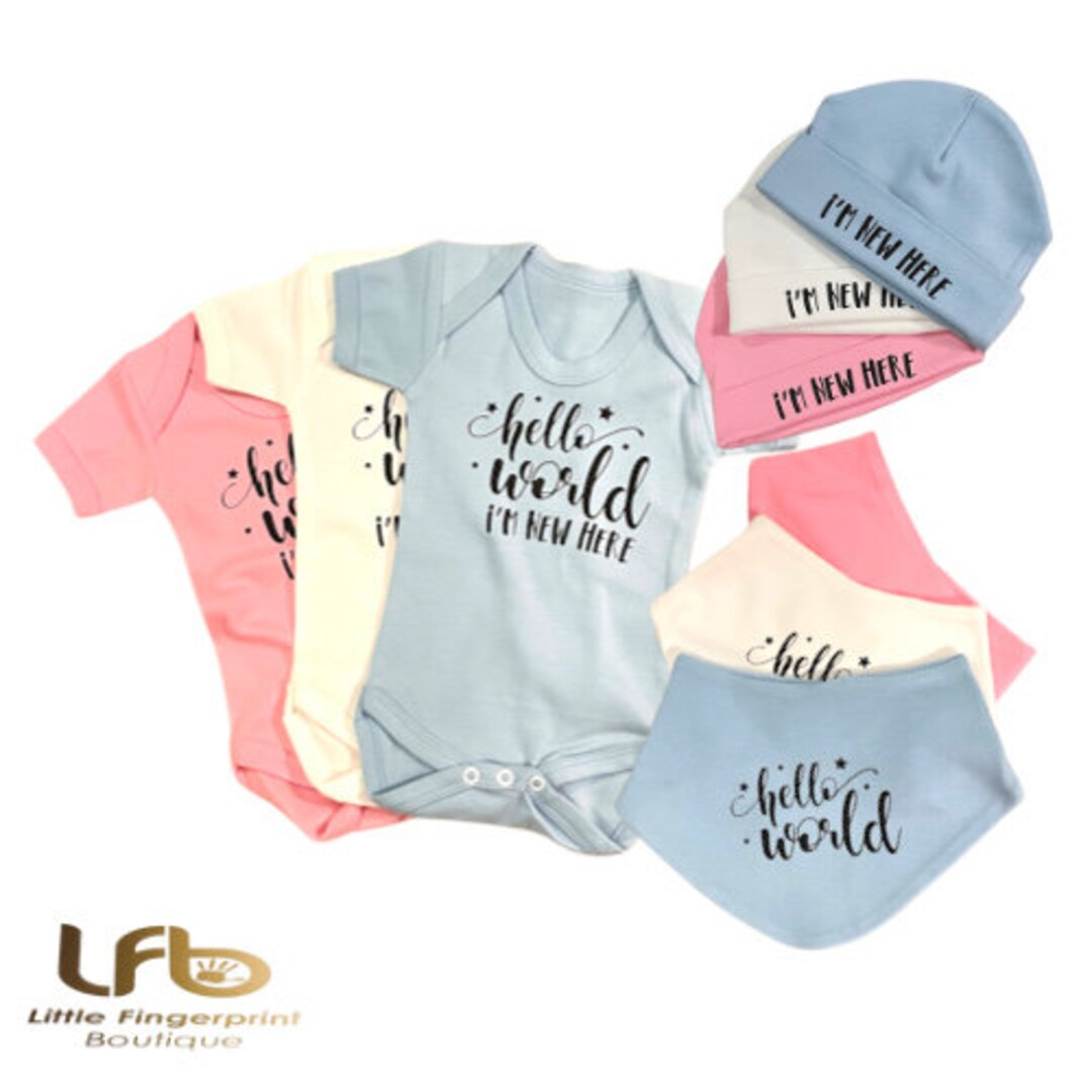 Welcome to the World New Baby Gift Set | 0-3 Months | Hello World ...