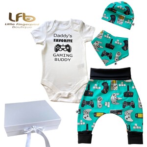 New Baby Gaming Gift Set , Matching Set , Newborn Set , Coming Home ...